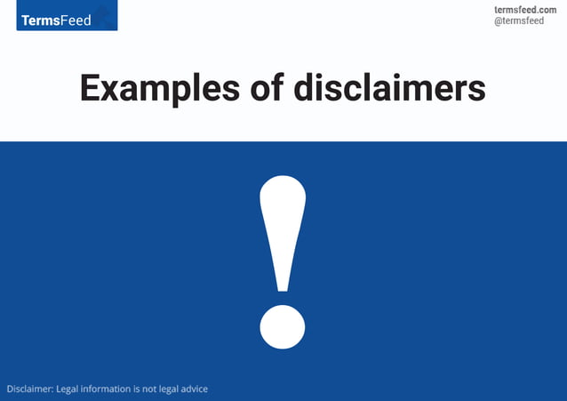Disclaimer Examples | PDF | Law