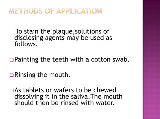Disclosing agents | PPTX | Oral care | Personal Care