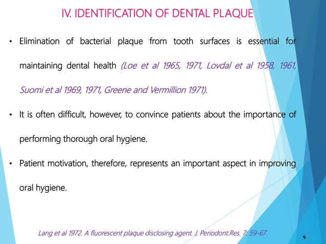 PLAQUE DISCLOSING AGENTS | PPTX