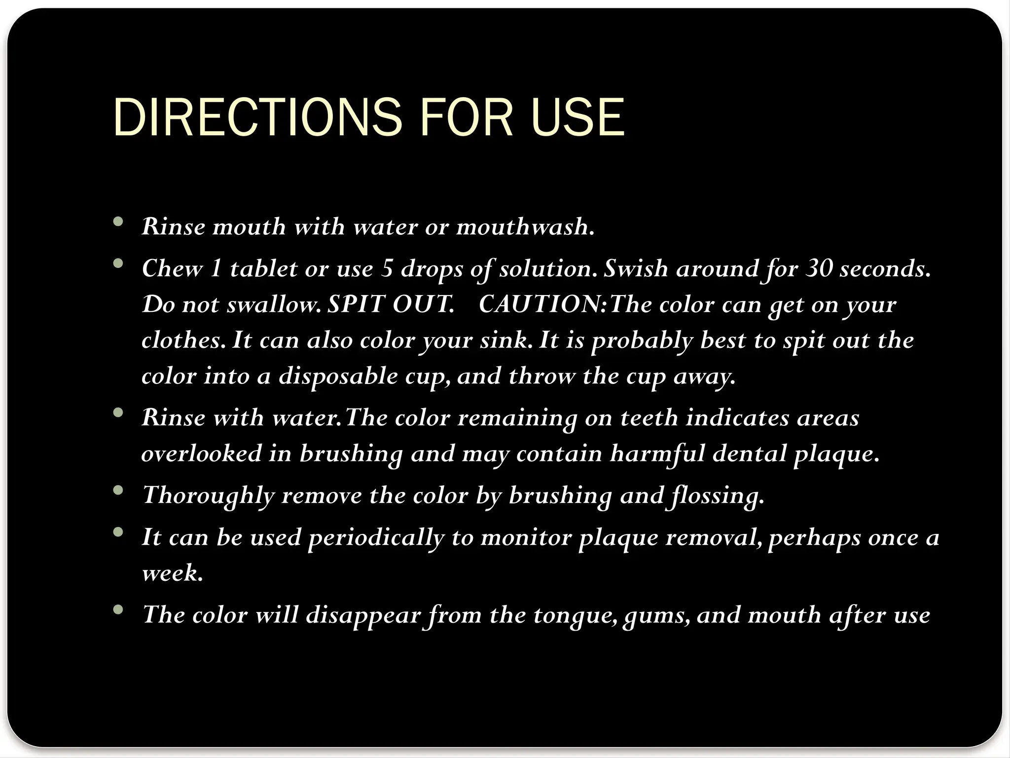 DISCLOSING AGENTS 2003.pptx in fdentistry | PPTX