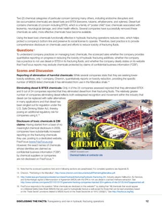 Disclosing the Facts: Transparency and Risk in Hydraulic Fracturing ...