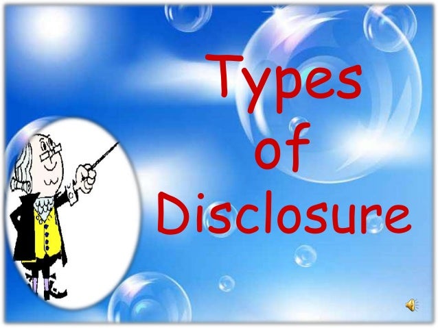 Disclosure Meaning