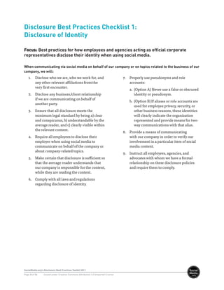 Disclosure Best Practices Toolkit | PDF | Resume Writing and Advice ...