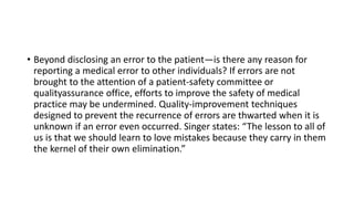 disclosure in medical errors.pptx