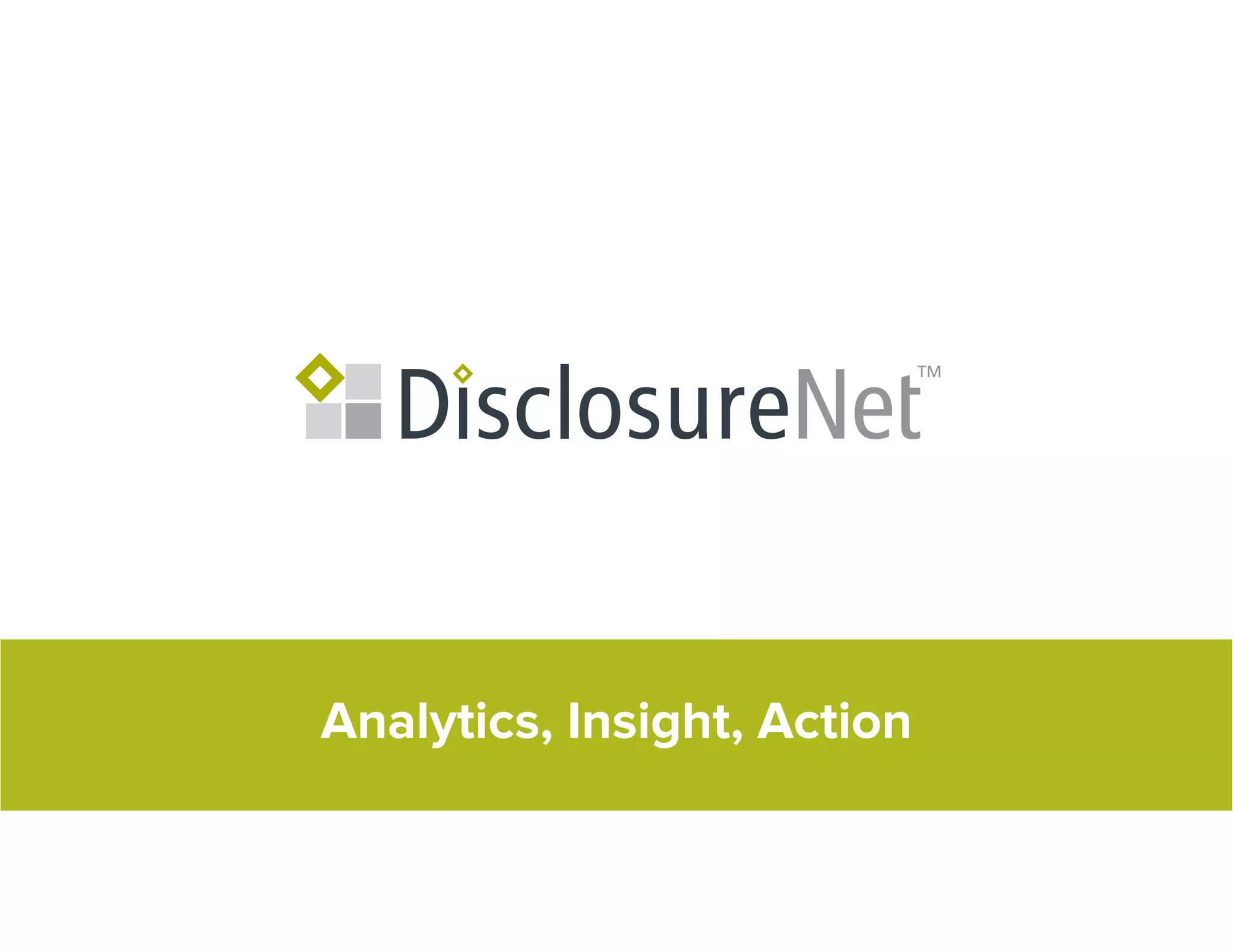 Analytics, Insight, Action | PPT