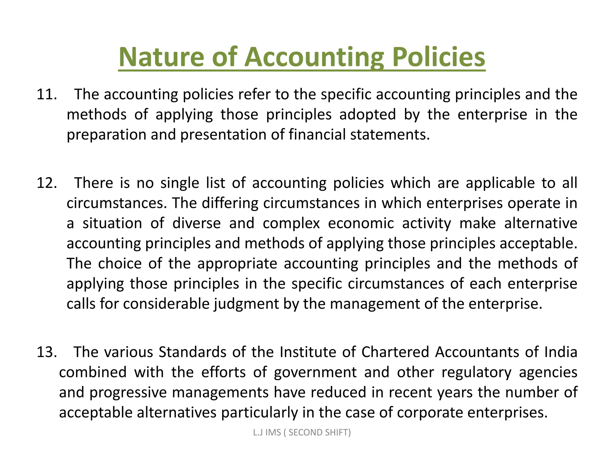 Disclosure of accounting policies | PPTX