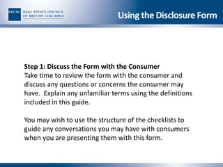 Disclosure of Risks to Unrepresented Parties: A Guide for Licenses | POTX
