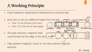 Disc magnetic separator | PPTX