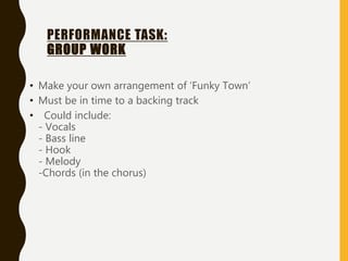 DISCO MUSIC & ACTIVITIES | PPTX