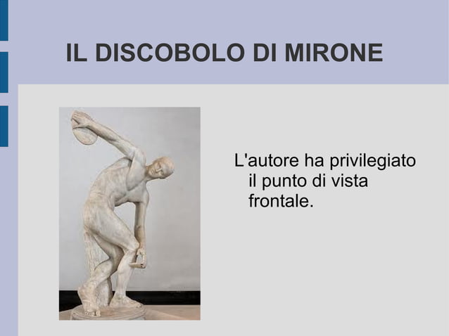 Discobolo di mirone | ODP