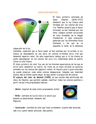 Disco de newton | DOCX