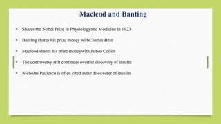 Discoery of insulin | PPT
