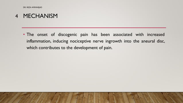 Diagnostic & Therapeutic Updates of Discogenic Low Back Pain | PPT