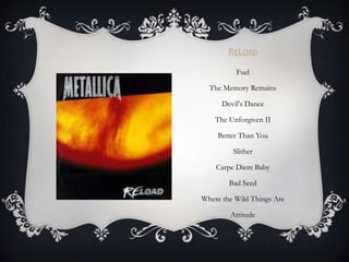 Discografía de metallica | PPTX