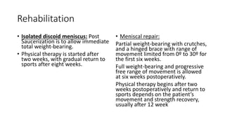 Discoid meniscus | PPTX