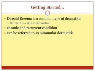 Discoid eczema | PPT