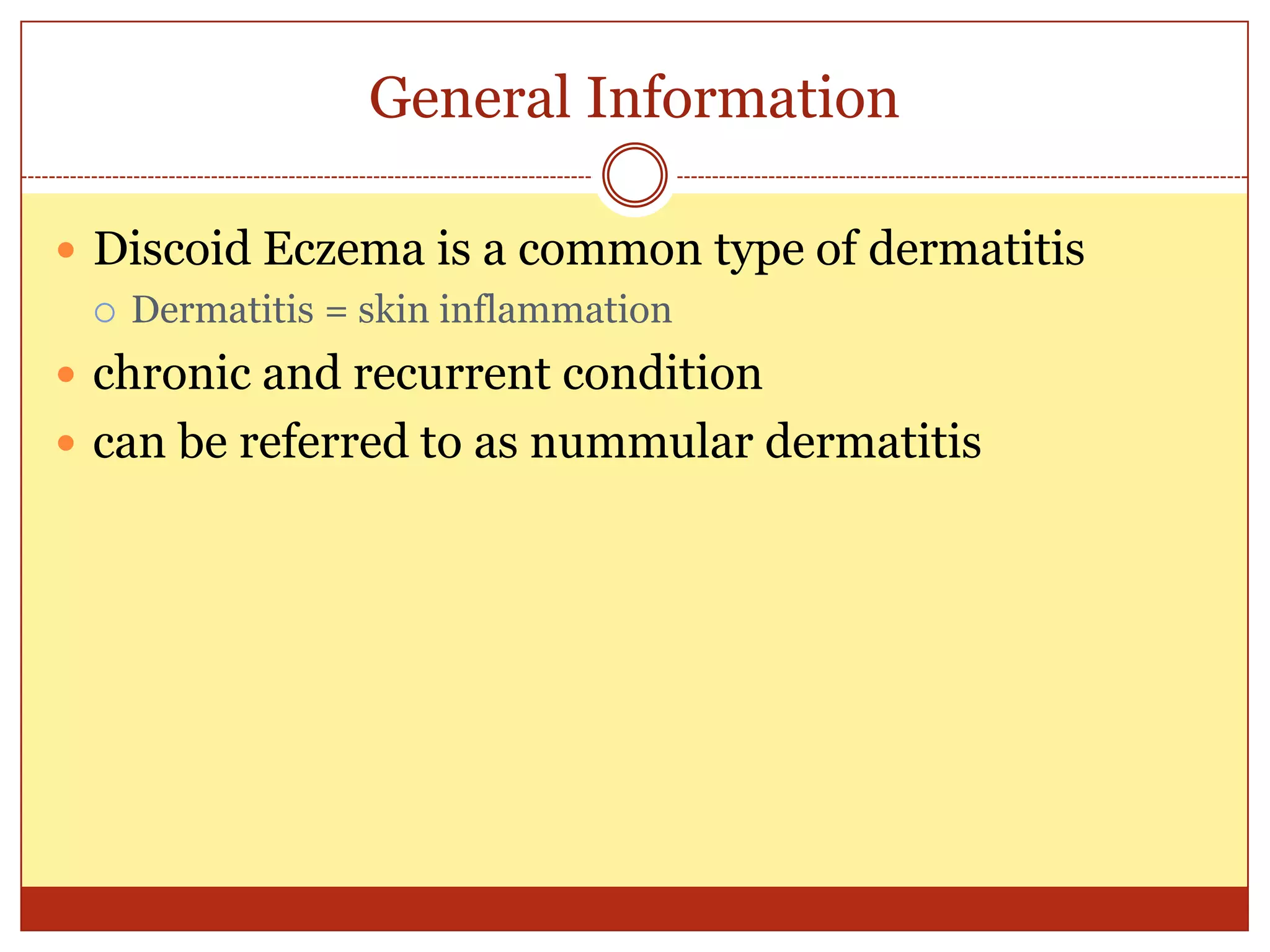Discoid eczema | PPTX