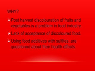 Discolouration modification by genetic engineering ppt for students | PPTX