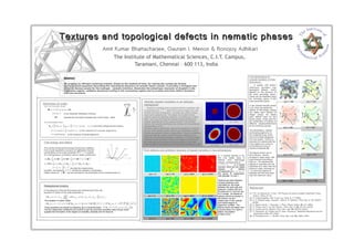 Textures and topological defects in nematic phases | PPT