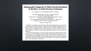 Discondrosplasia tibial | PPTX