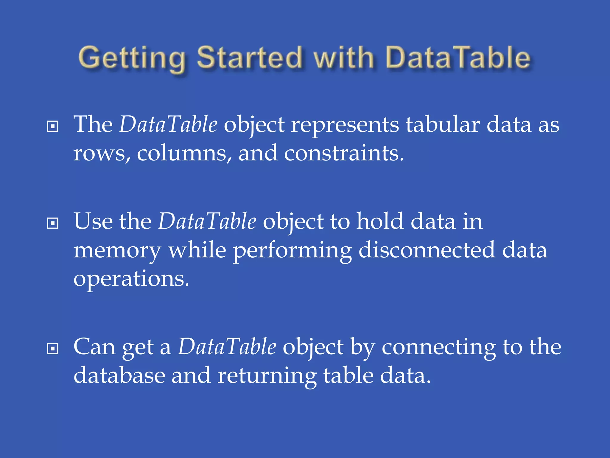 Disconnected data | PPTX