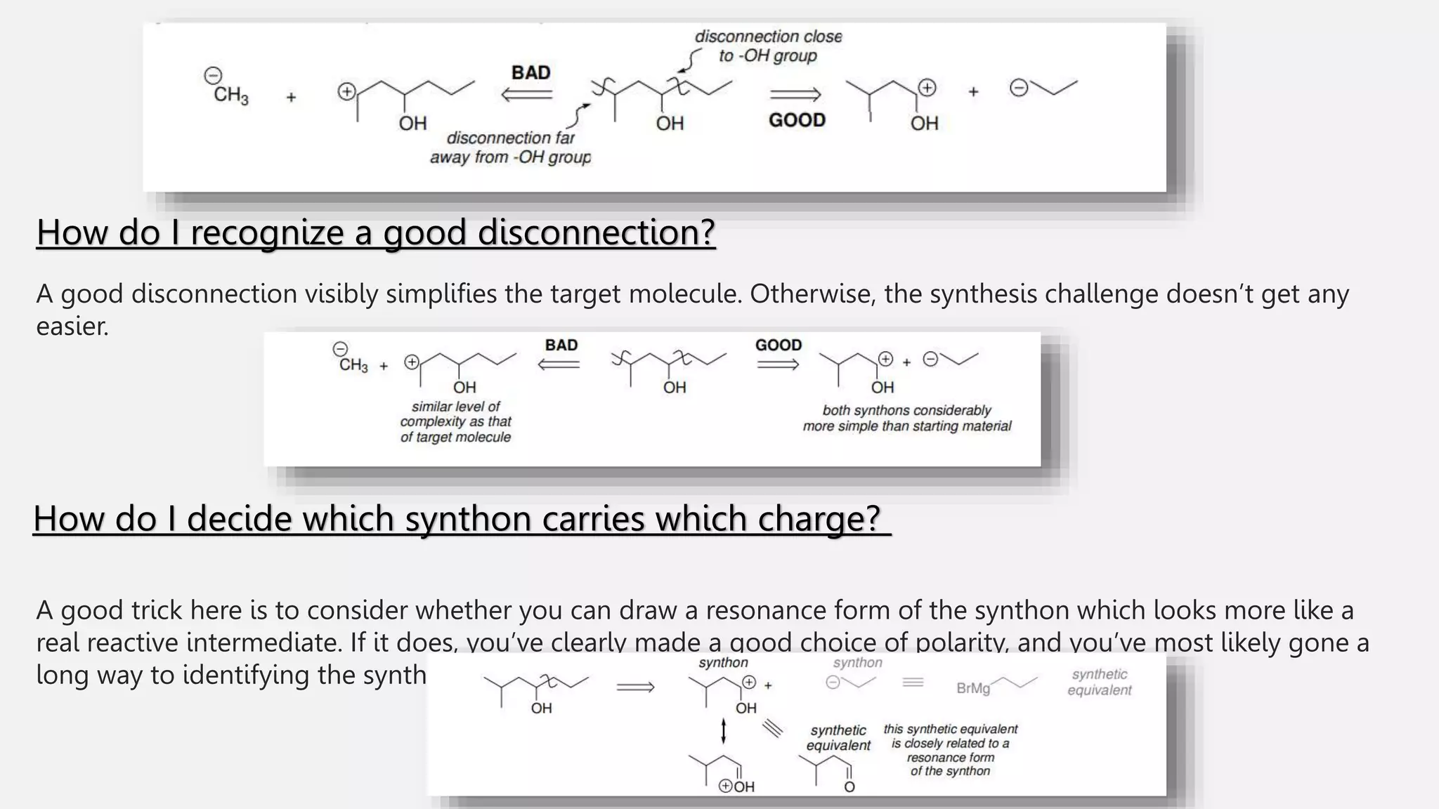 DISCONNECTION-retrosynthesis.pptx