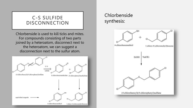 DISCONNECTION-retrosynthesis.pptx