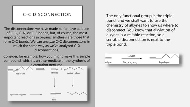 DISCONNECTION-retrosynthesis.pptx