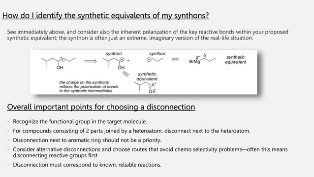 DISCONNECTION-retrosynthesis.pptx