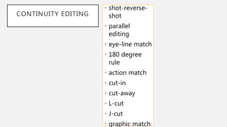 Discontinuity editing | PPTX