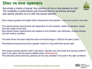 Disc seeding in conservation agriculture | PPTX