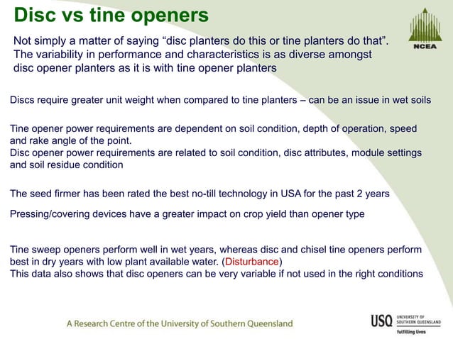 Disc seeding in conservation agriculture | PPT