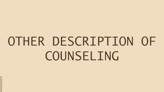 Powerpoint Principles of DISCOUNSELING.pptx