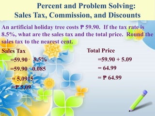 Discount and commission | PPTX