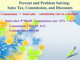 Discount and commission | PPTX