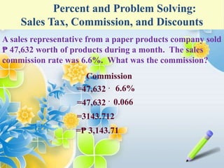 Discount and commission | PPTX