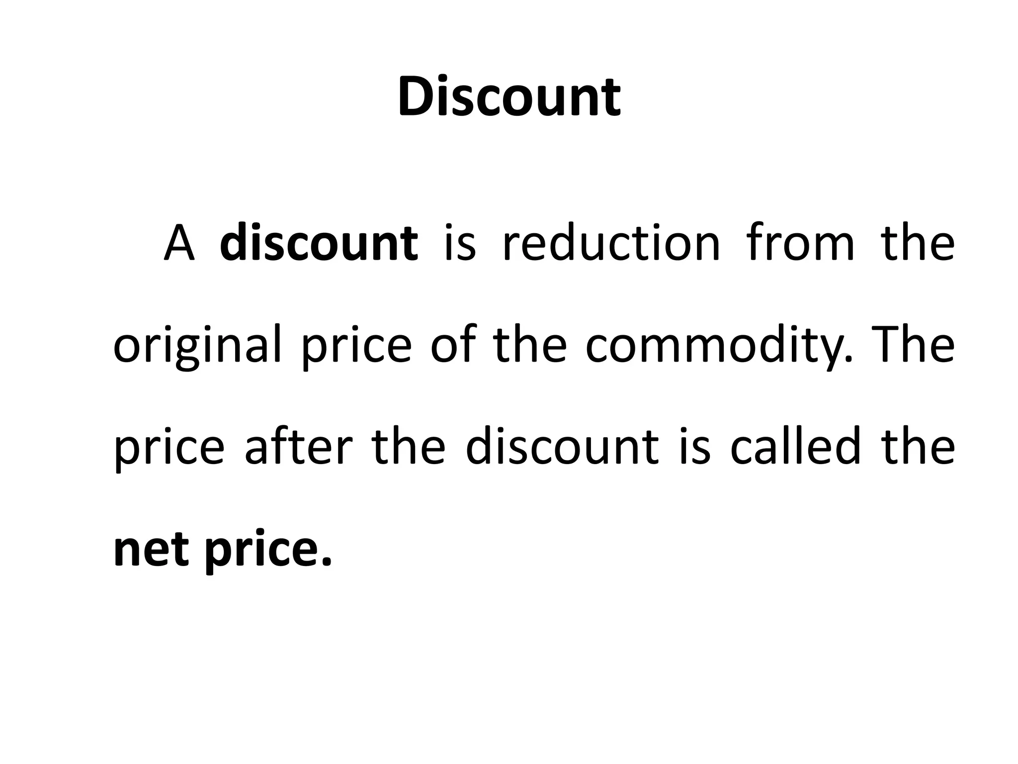 Discount and markups | PPTX