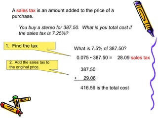 Discount and sales_tax_ppt | PPT