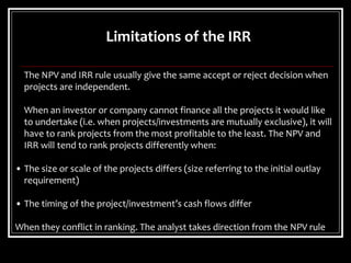 Discounted cash flow applications | PPT