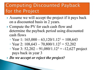 Discounted payback period | PPTX