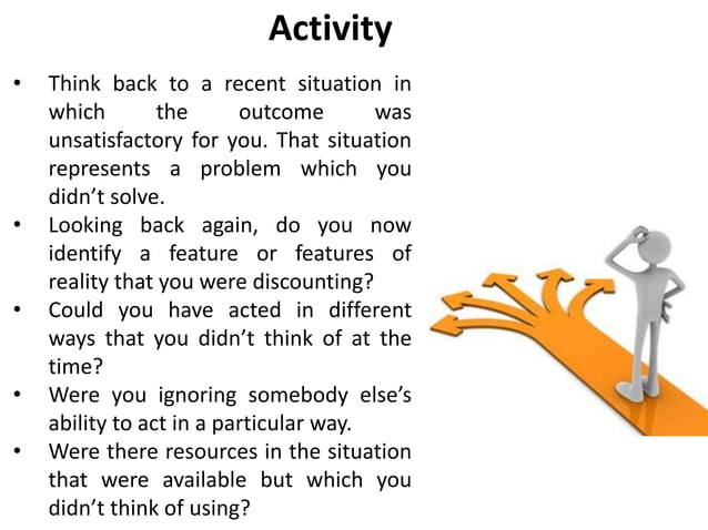 Discounting (Transactional analysis / TA is an integrative approach to ...
