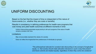 Discounting in Health Economic Evaluation! | PPTX