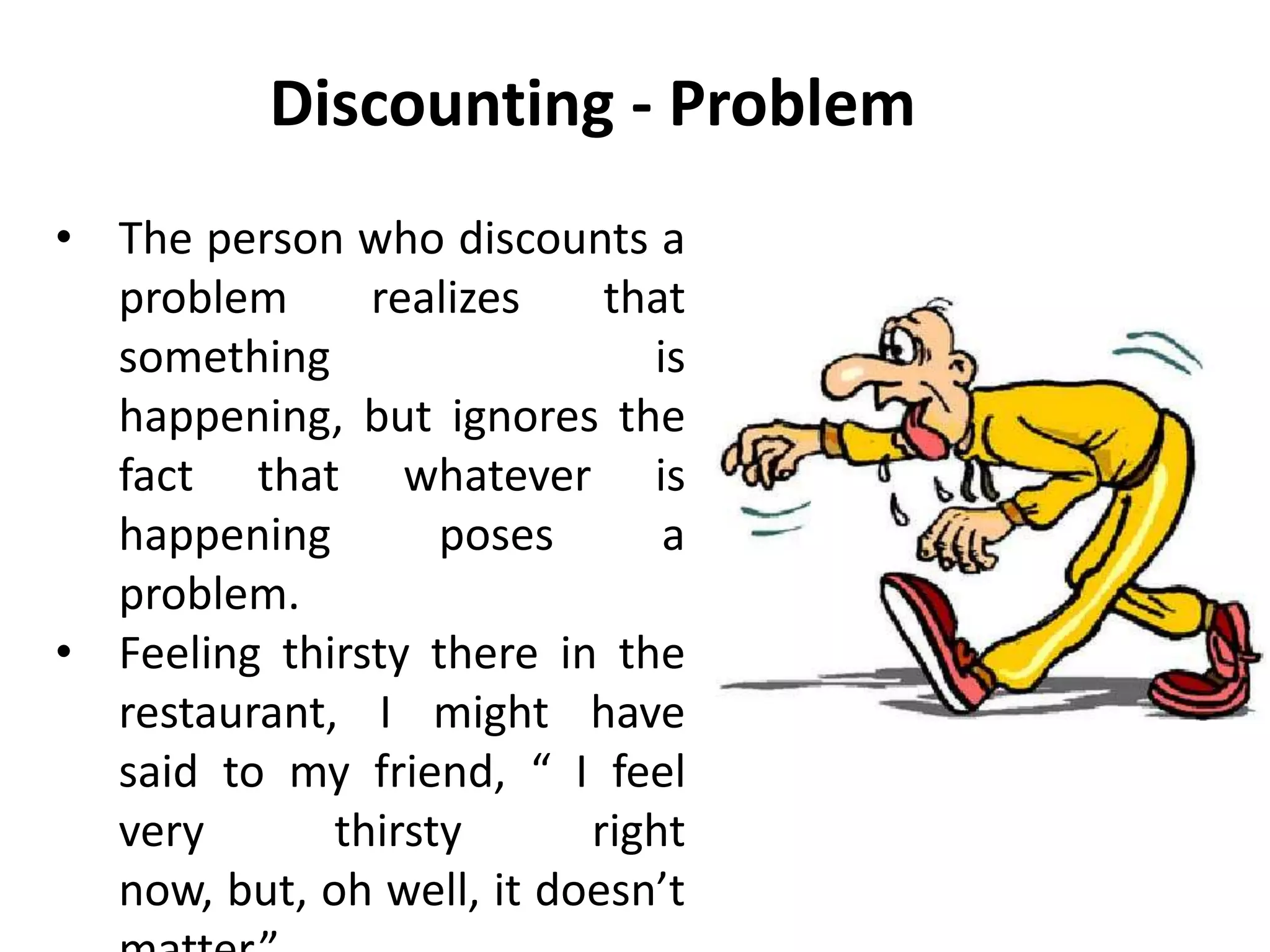 Discount matrix (Transactional analysis / TA is an integrative approach ...