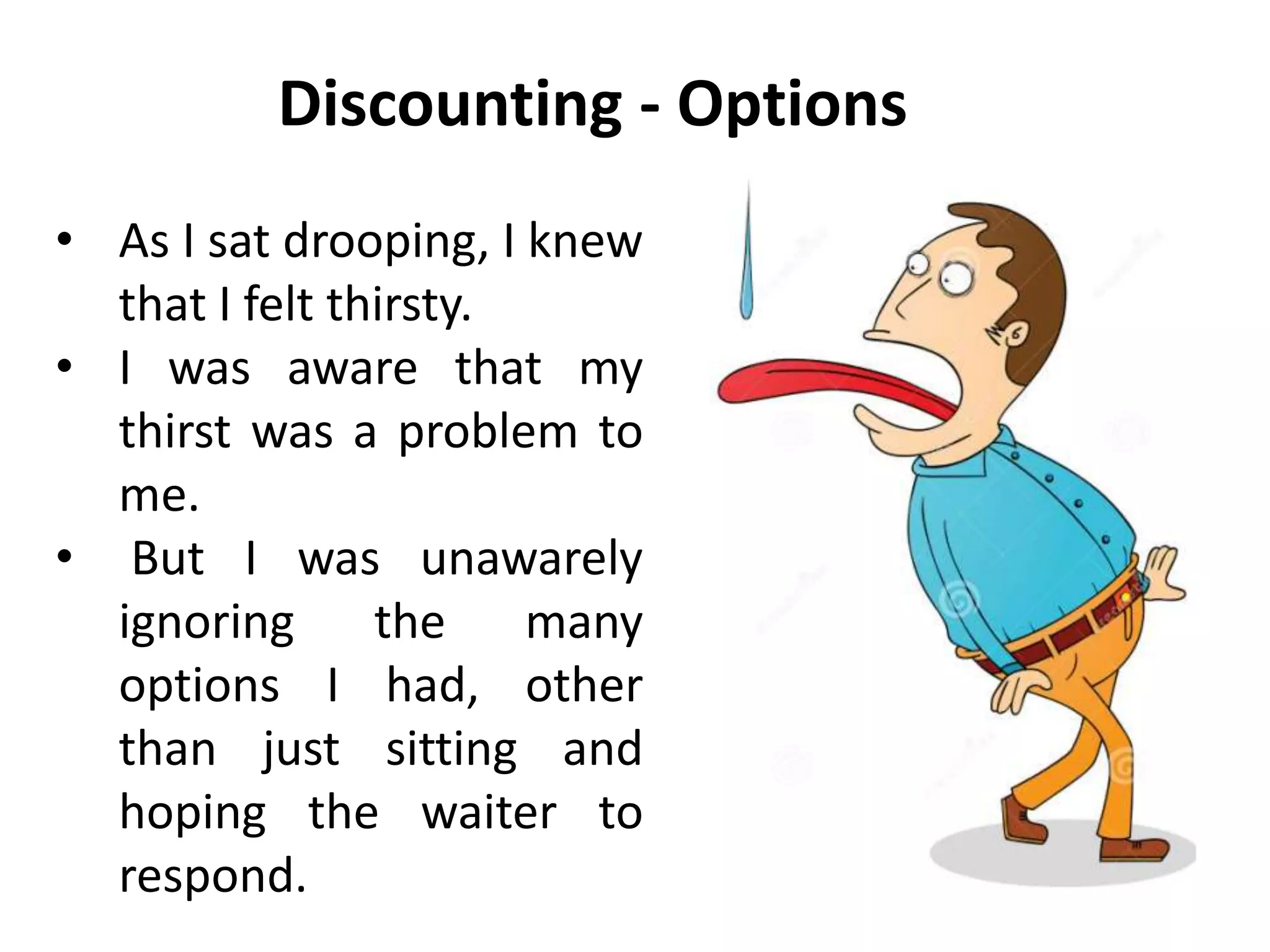 Discount matrix (Transactional analysis / TA is an integrative approach ...