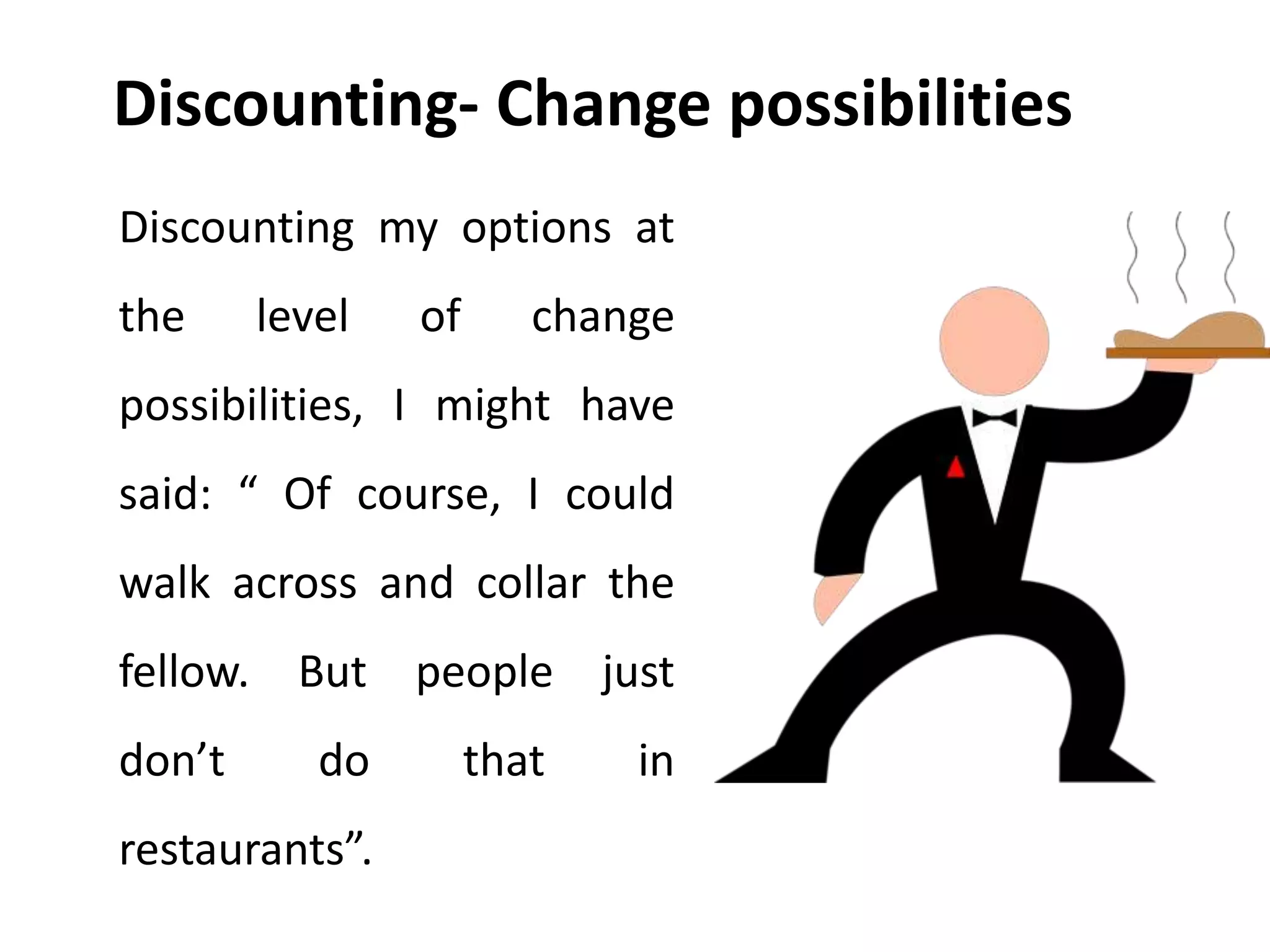 Discount matrix (Transactional analysis / TA is an integrative approach ...