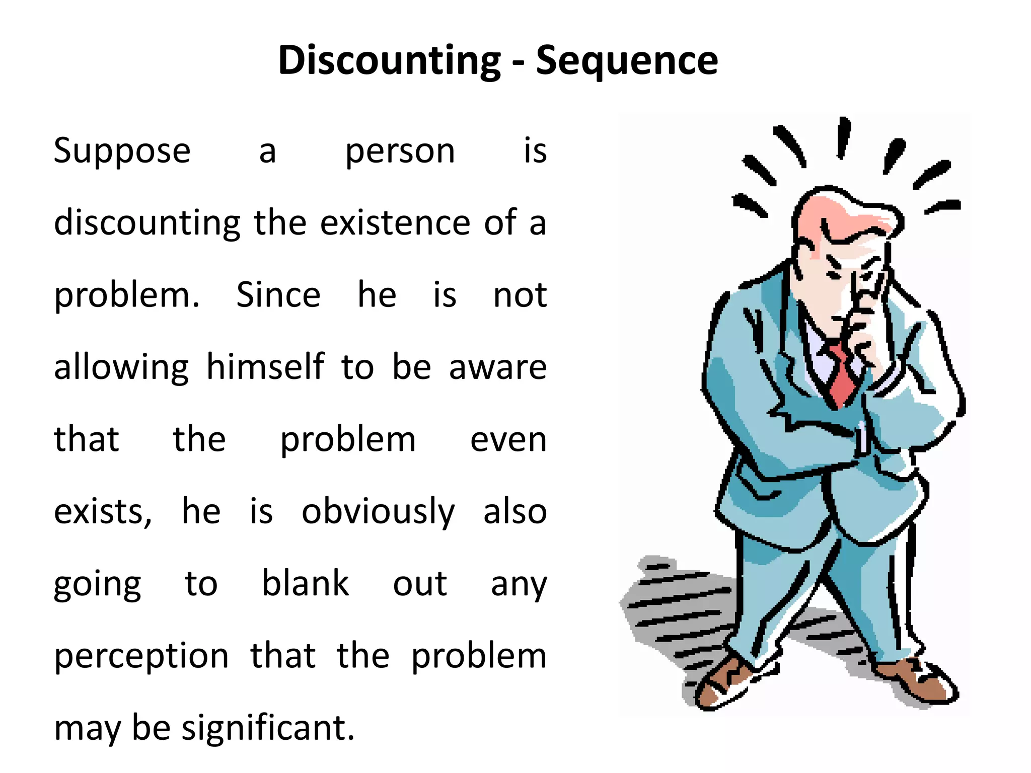Discount matrix (Transactional analysis / TA is an integrative approach ...