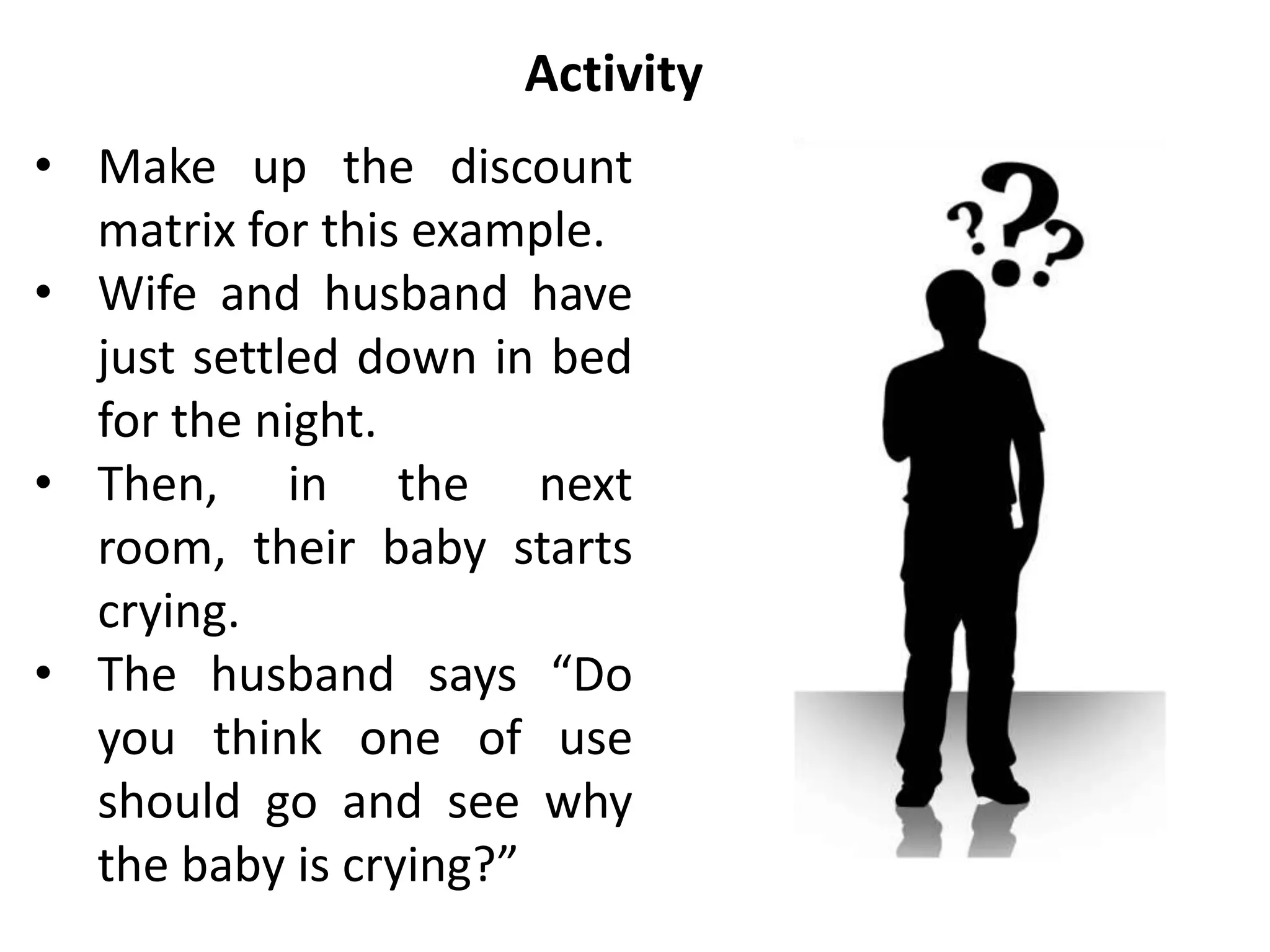 Discount matrix (Transactional analysis / TA is an integrative approach ...
