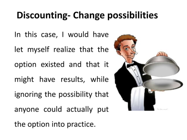 Discount matrix (Transactional analysis / TA is an integrative approach ...