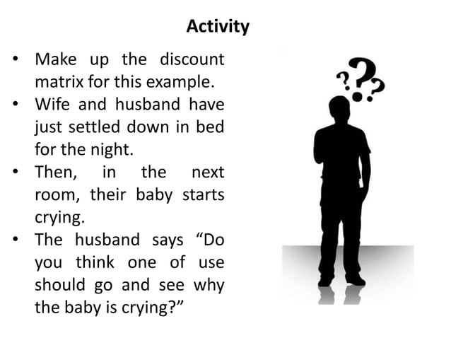 Discount matrix (Transactional analysis / TA is an integrative approach ...