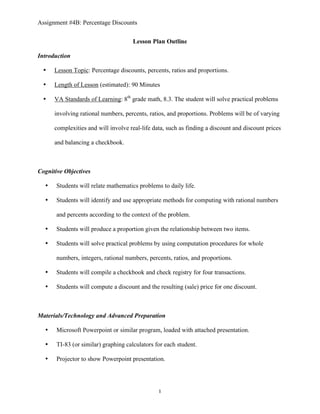 Discount percentages | PDF
